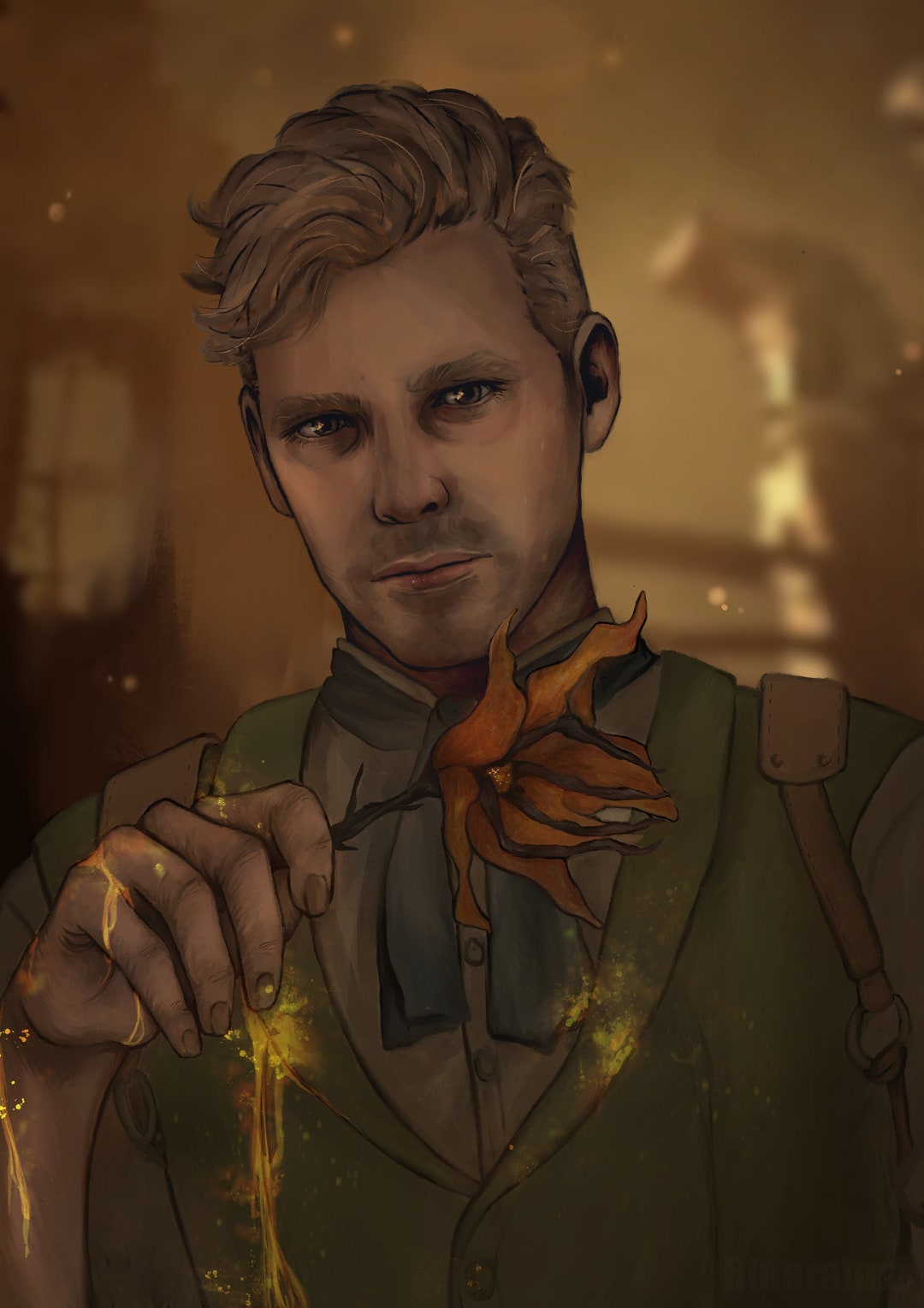 Felix Richter DBD Art Print - Etsy