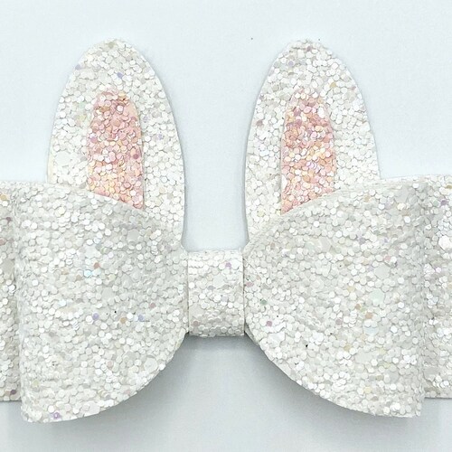 Bunny Bow Template Easter Bow Template Hair Bow SVG Bow - Etsy Canada