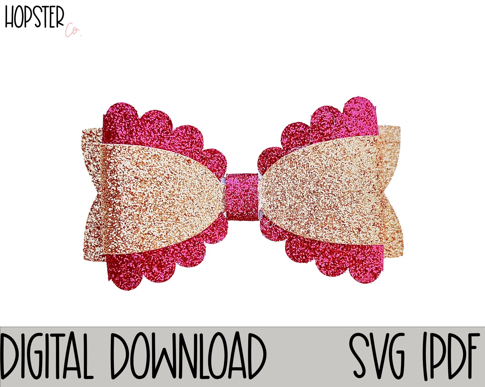 Hair Bow Template Svg Layered Bow Svg Hair Bow Template Bow - Etsy