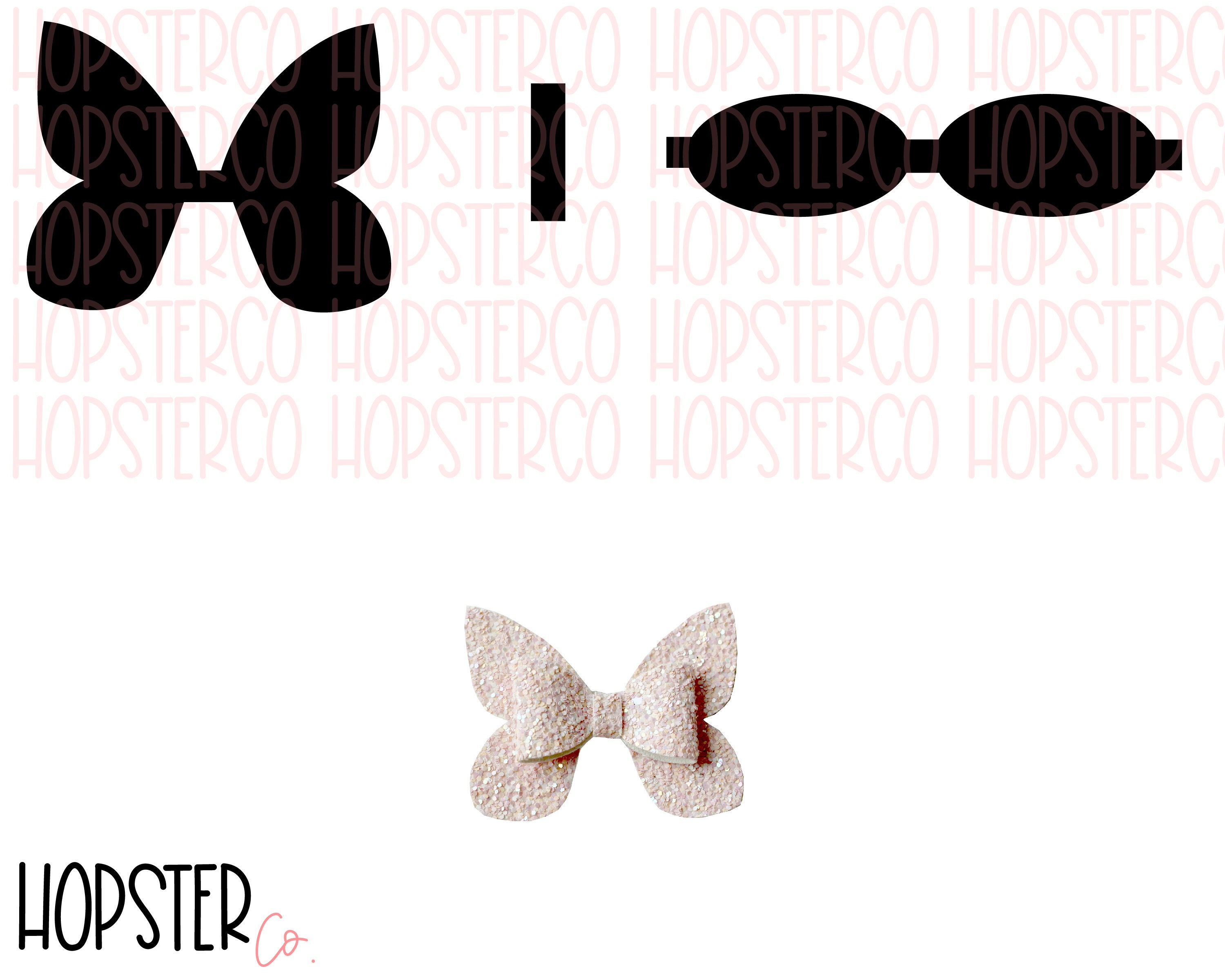 Butterfly bow SVG hair bow cut file SVG cutting file SVG | Etsy