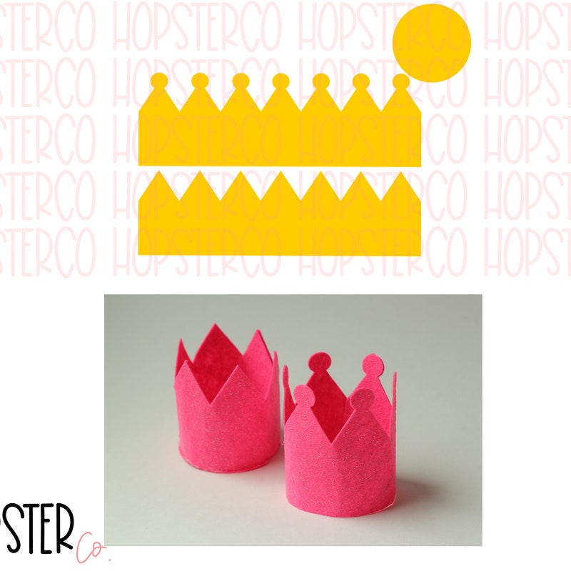 Crown Template Svg - Etsy