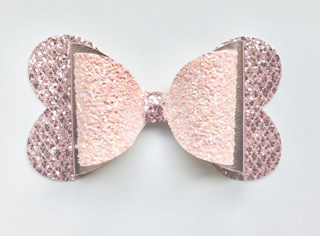 Heart Bow Template, Hair Bow Cut File, Hair Bow SVG, Bow Template, Svg ...