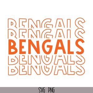Bengals Svg, Bengals Cut File, Bengals Football, Bengals Svg for Cricut ...