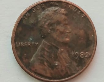 RARE FIND: 1982 Copper Lincoln Penny, Small Date, No Mint Mark 3.1g - Etsy