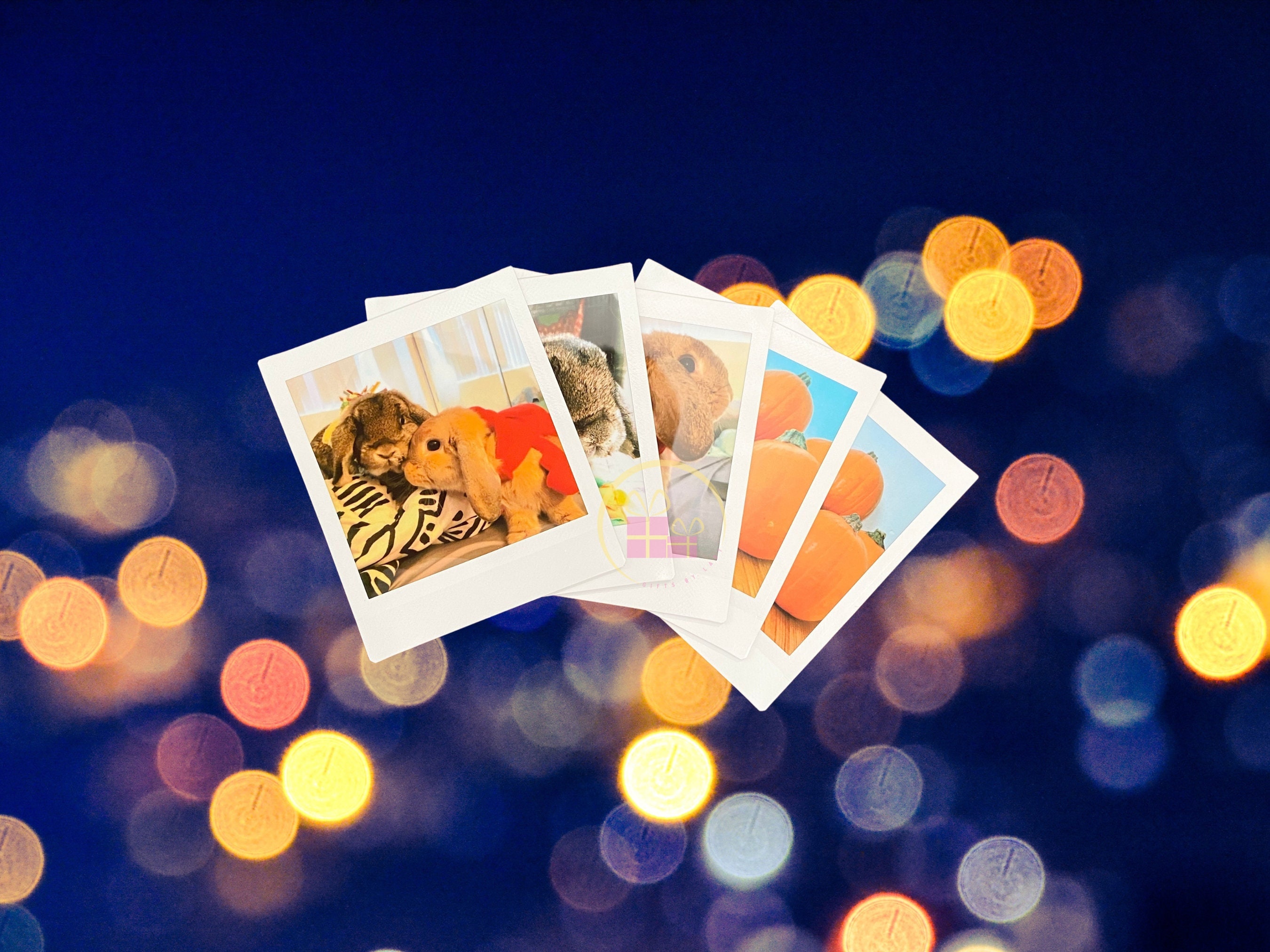 Pack of 5 Instax Square Digital Photo Prints Custom Instax Square Film ...