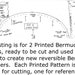 1979 Bermuda Bag Cover Sewing Pattern, Ready to Cut. No Download ...