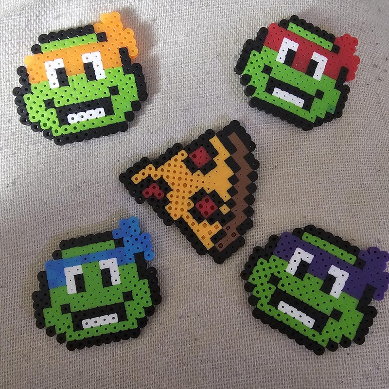 Perler Magnets - Etsy