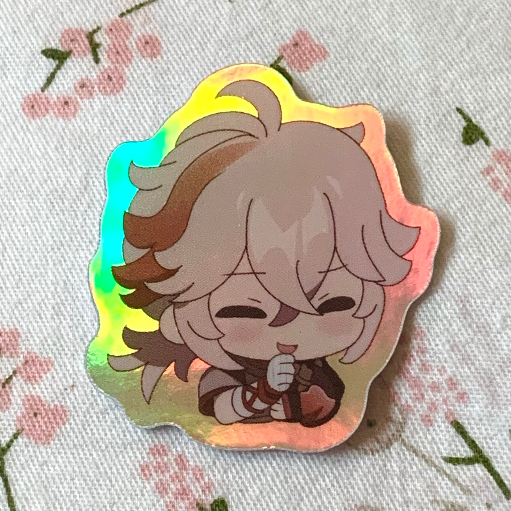 Genshin Impact 1.5 Holographic Stickers Anemo Characters - Etsy