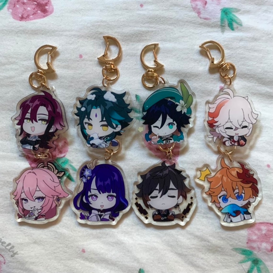 Genshin Impact 2 Acrylic Keychains - Etsy
