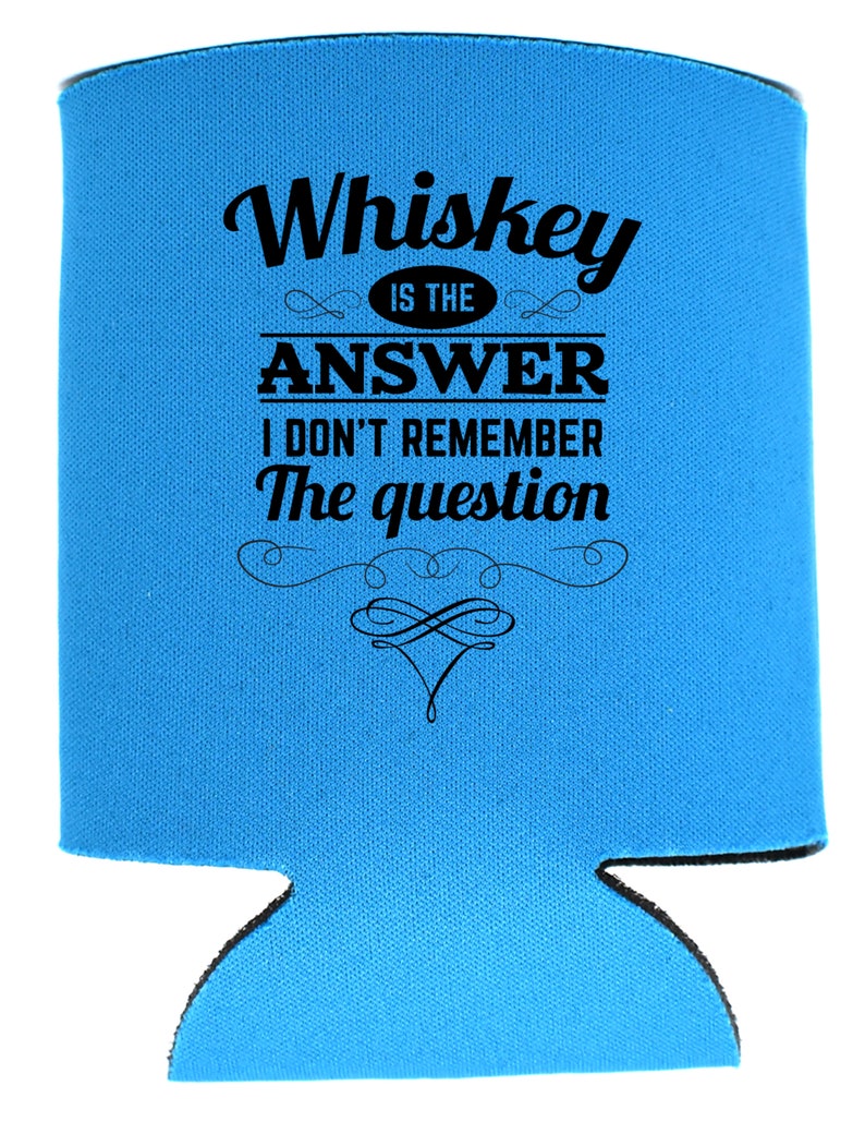 Can Cooler Graphics Whiskey is the Answer SVG PNG Files - Etsy