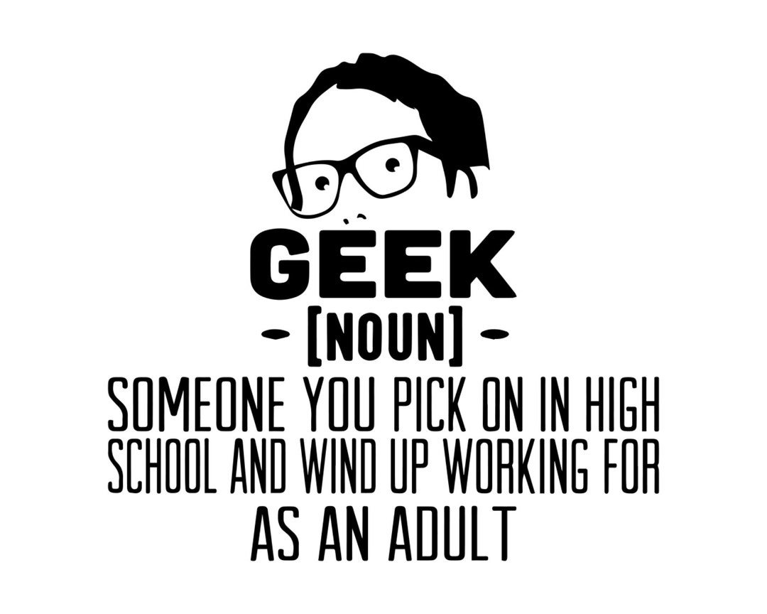 Can Cooler Graphics - Geek Definition - SVG, PNG Files for Cricut, HTV ...