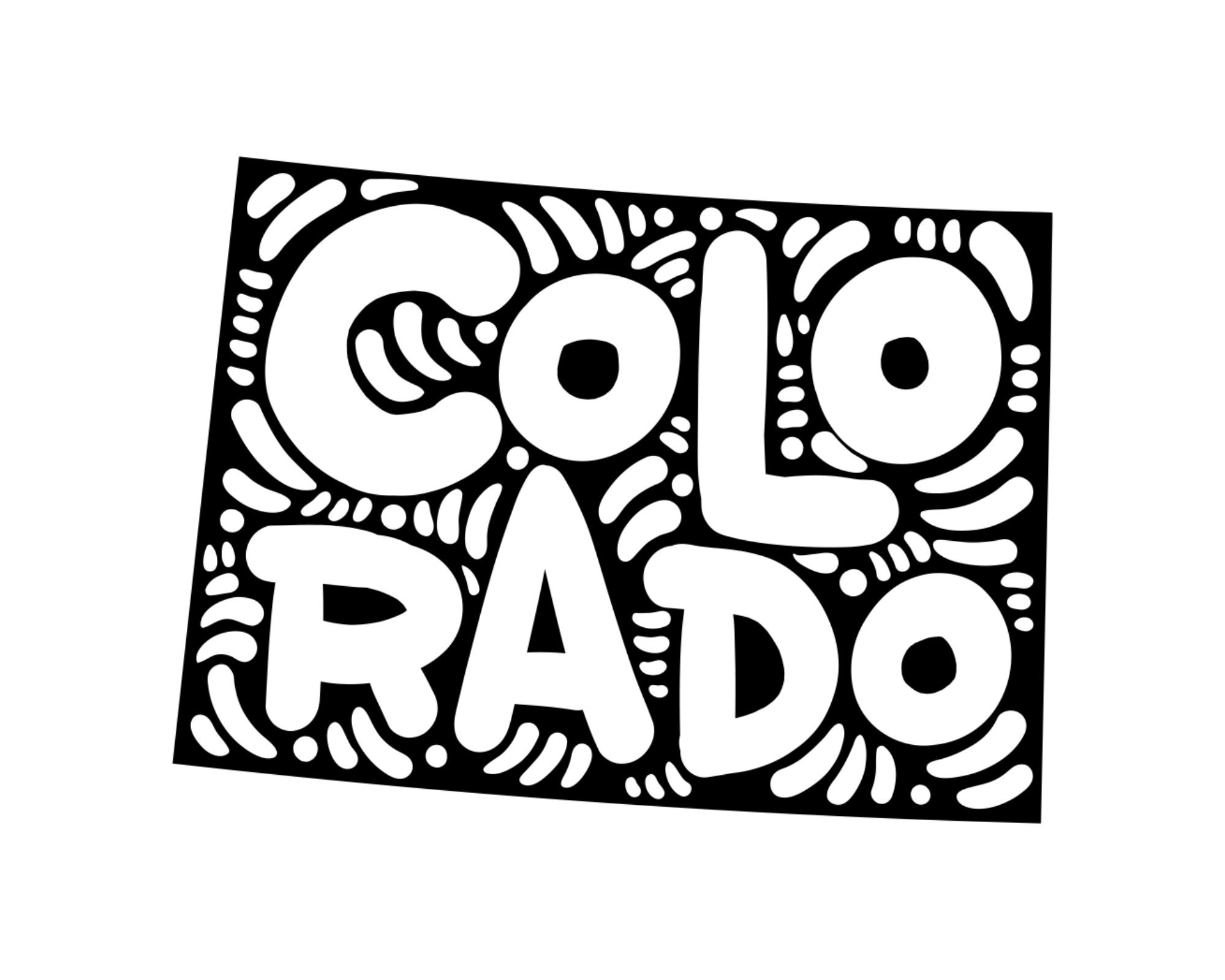 Can Cooler Graphics Colorado Text SVG PNG Files for - Etsy