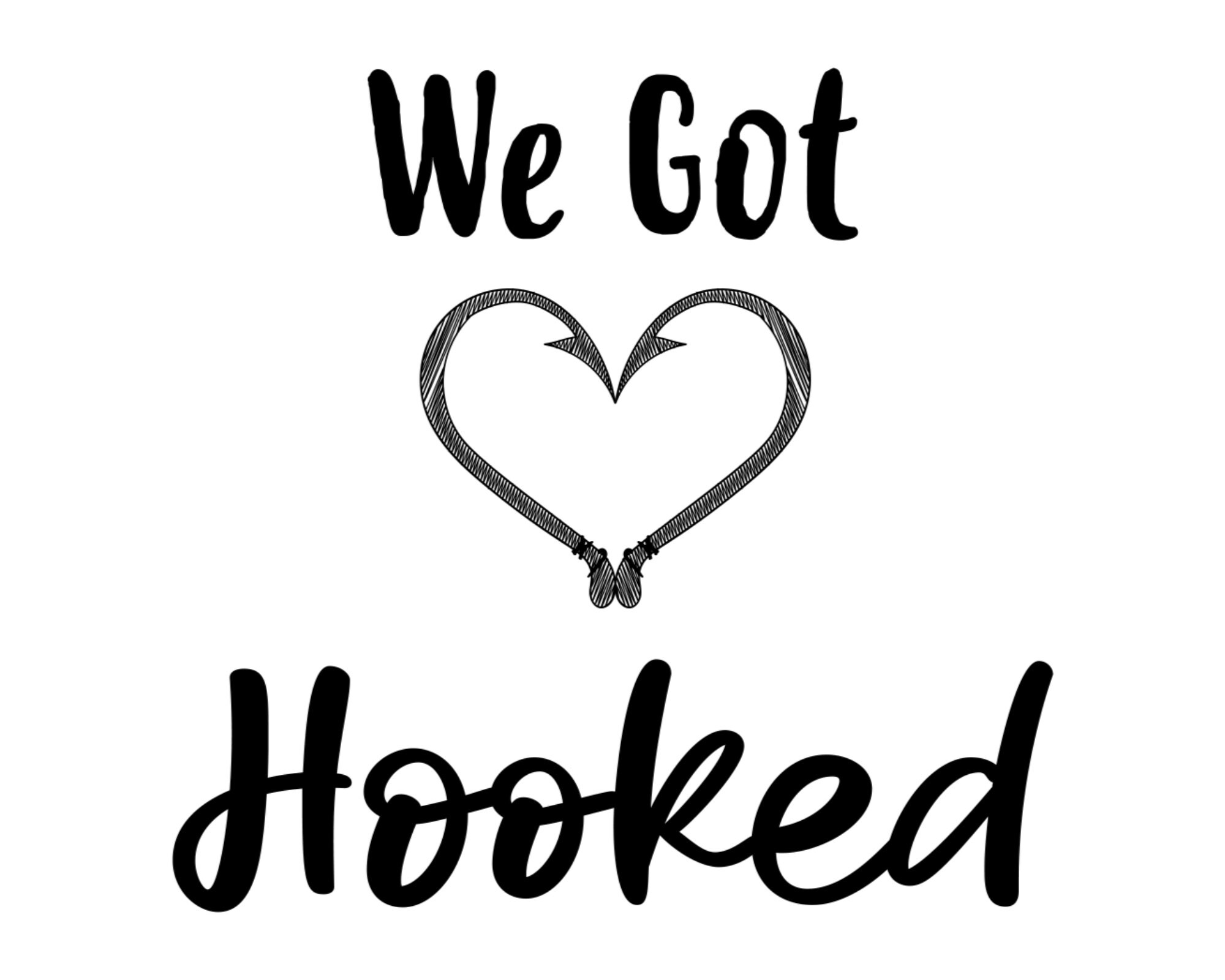 Can Cooler Graphics - We Got Hooked - SVG, PNG Files for Cricut, HTV ...