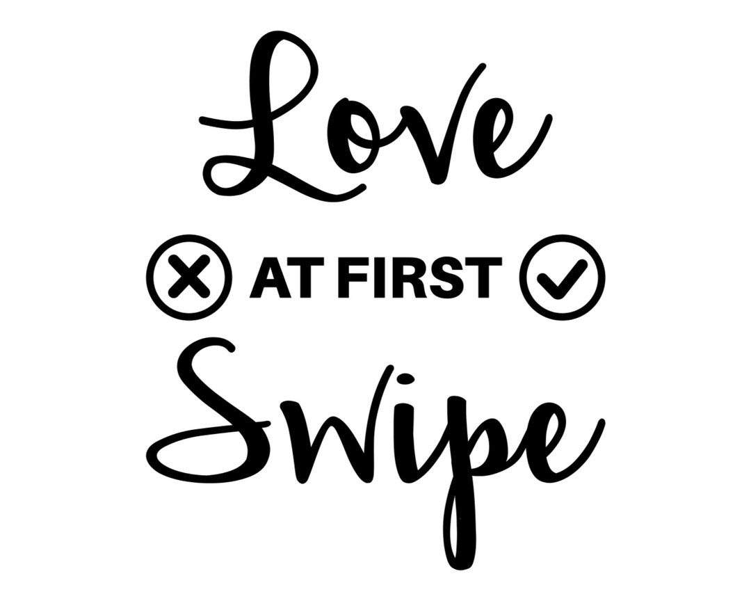 Can Cooler Graphics - Love at First Swipe - SVG, PNG Files for Cricut ...