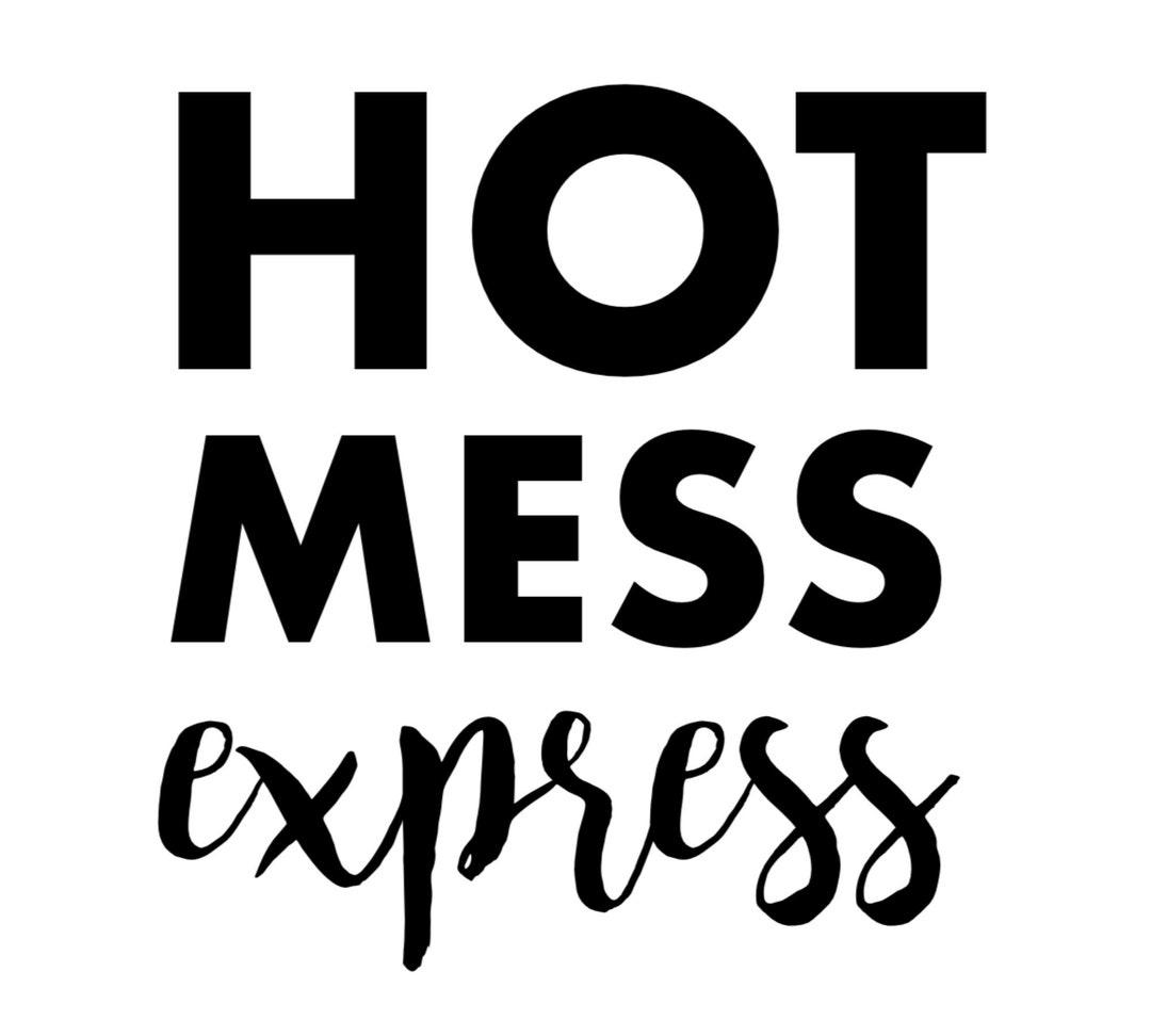 Can Cooler Graphics - Hot Mess Express - SVG, PNG Files for Cricut, HTV ...