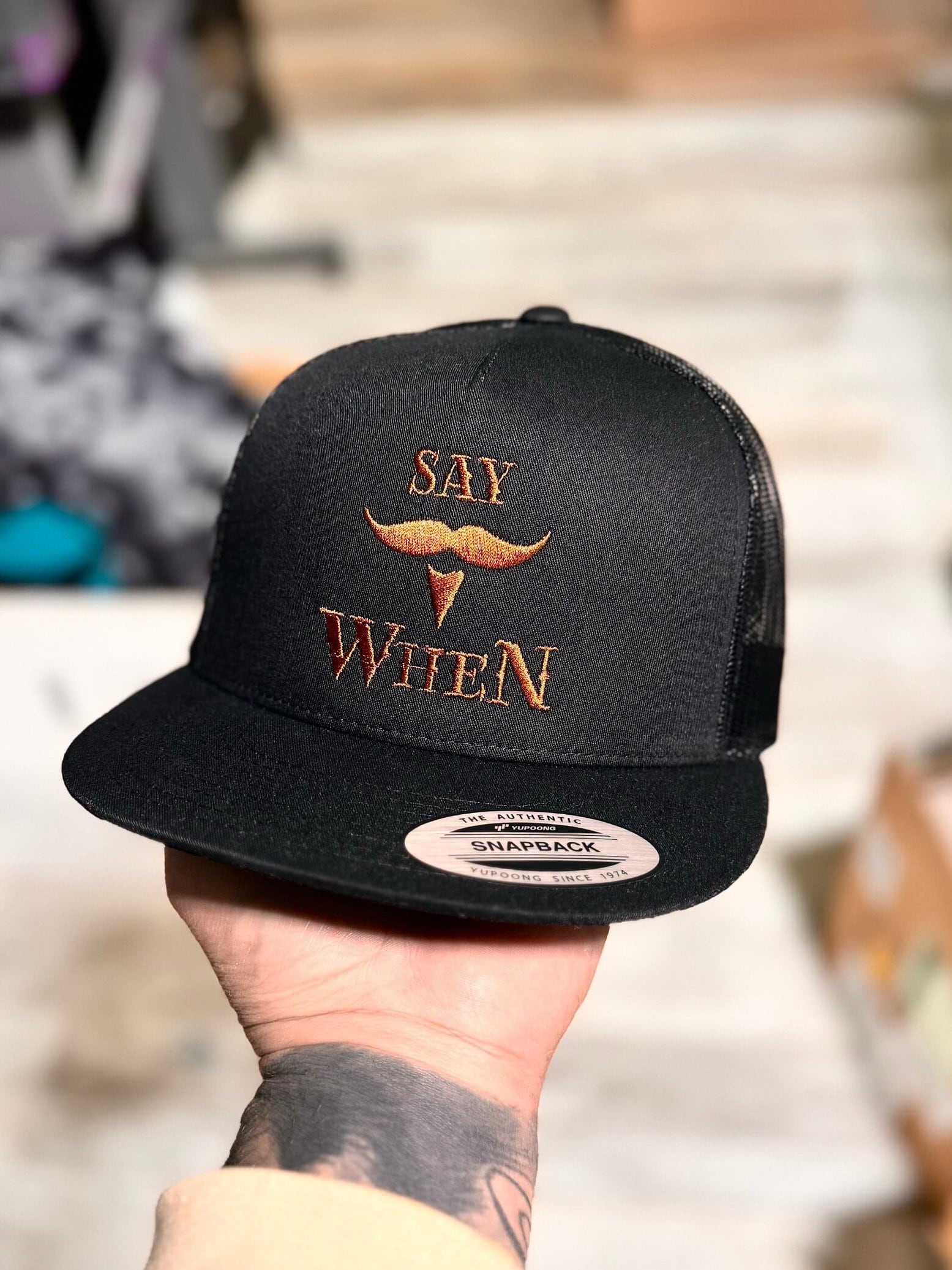 Doc Holliday “say When” Snapback Hat - Etsy