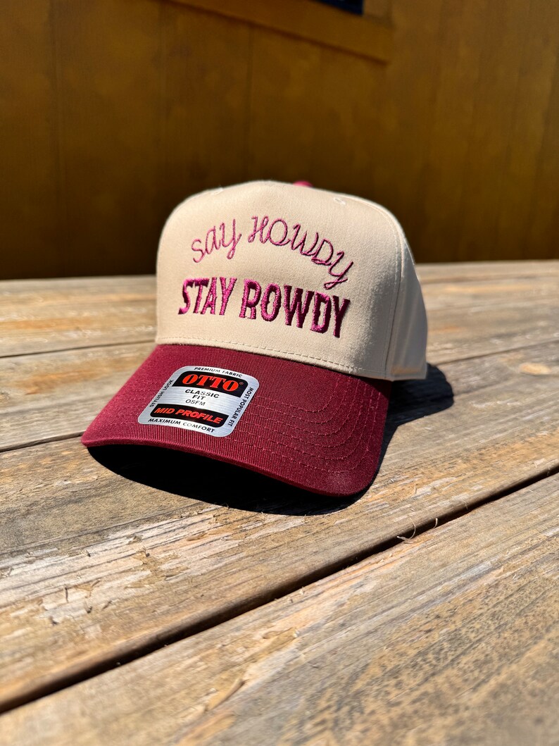 SAY HOWDY Stay Rowdy - Etsy