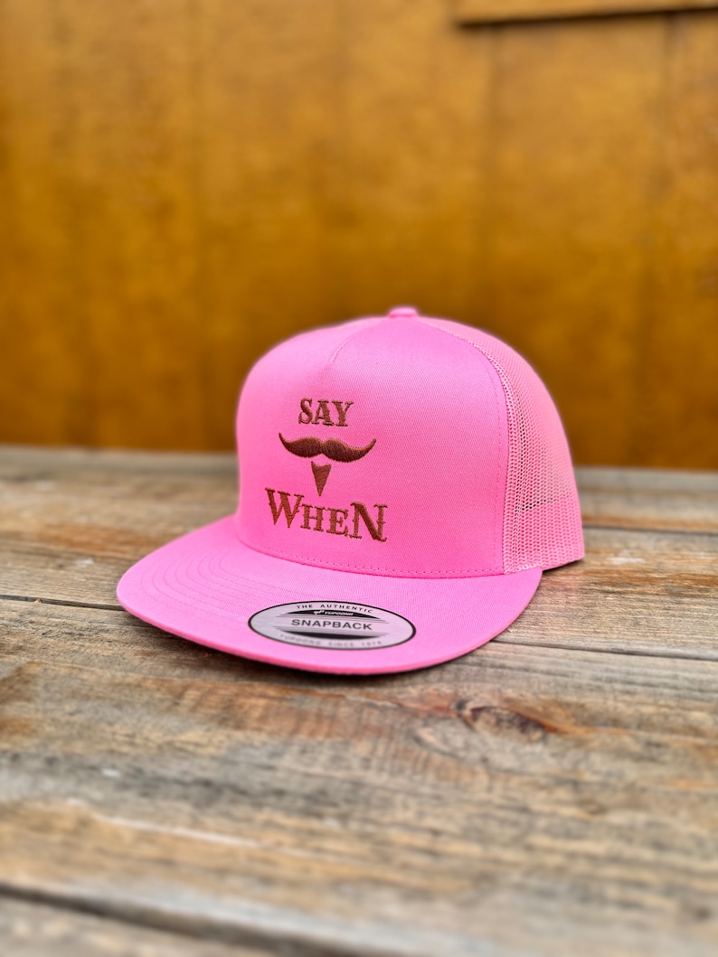 Doc Holliday “say When” Snapback Hat - Etsy