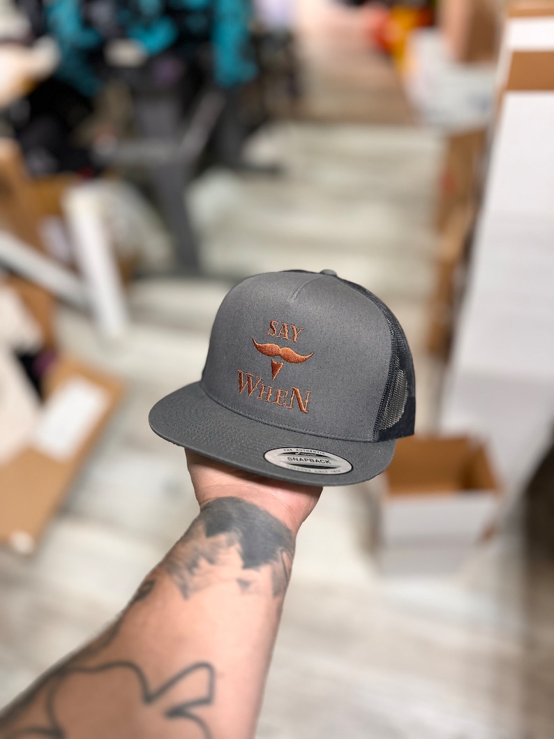 Doc Holliday “say When” Snapback Hat - Etsy