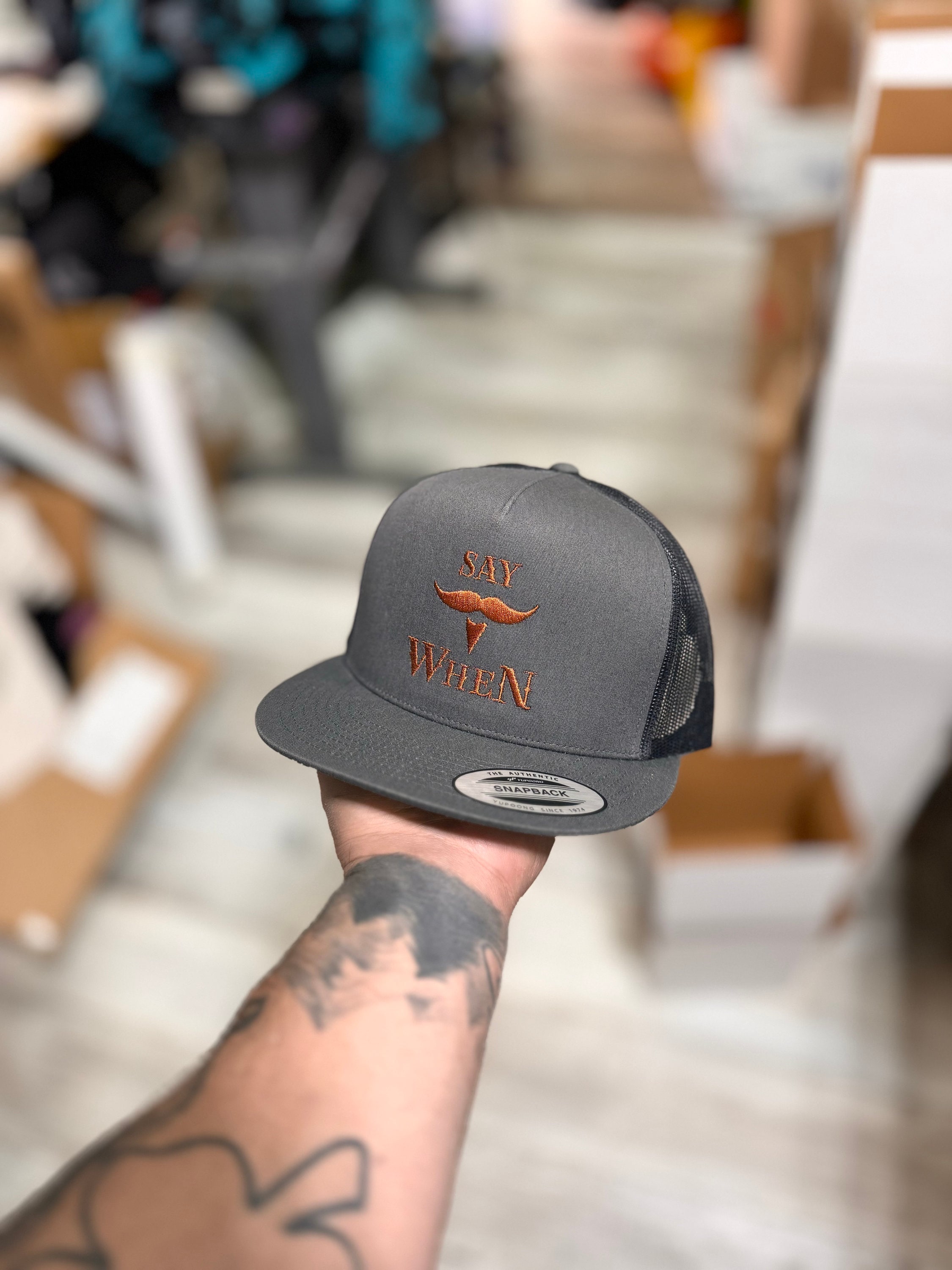 Doc Holliday “say When” Snapback Hat - Etsy