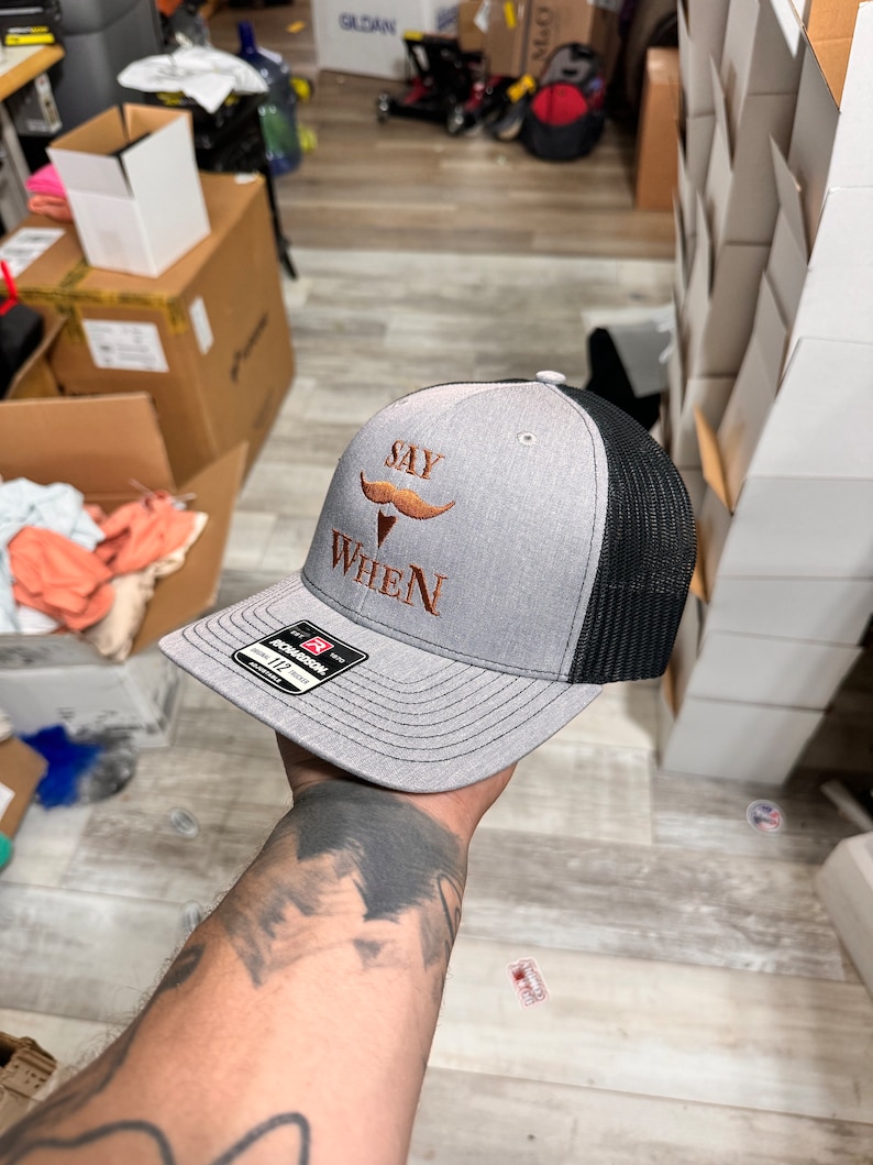 Doc Holliday “say When” Snapback Hat - Etsy