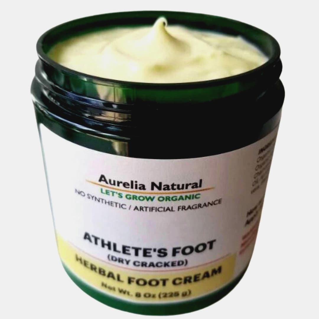 Herbal Foot Cream: Natural Athlete's Foot & Dry Heel Repair - Etsy