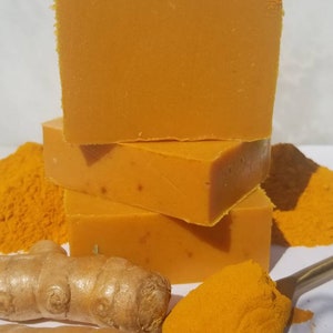 Turmeric Alpha Arbutin Kojic Soap Hand Made in USA | Face Body Inner ...