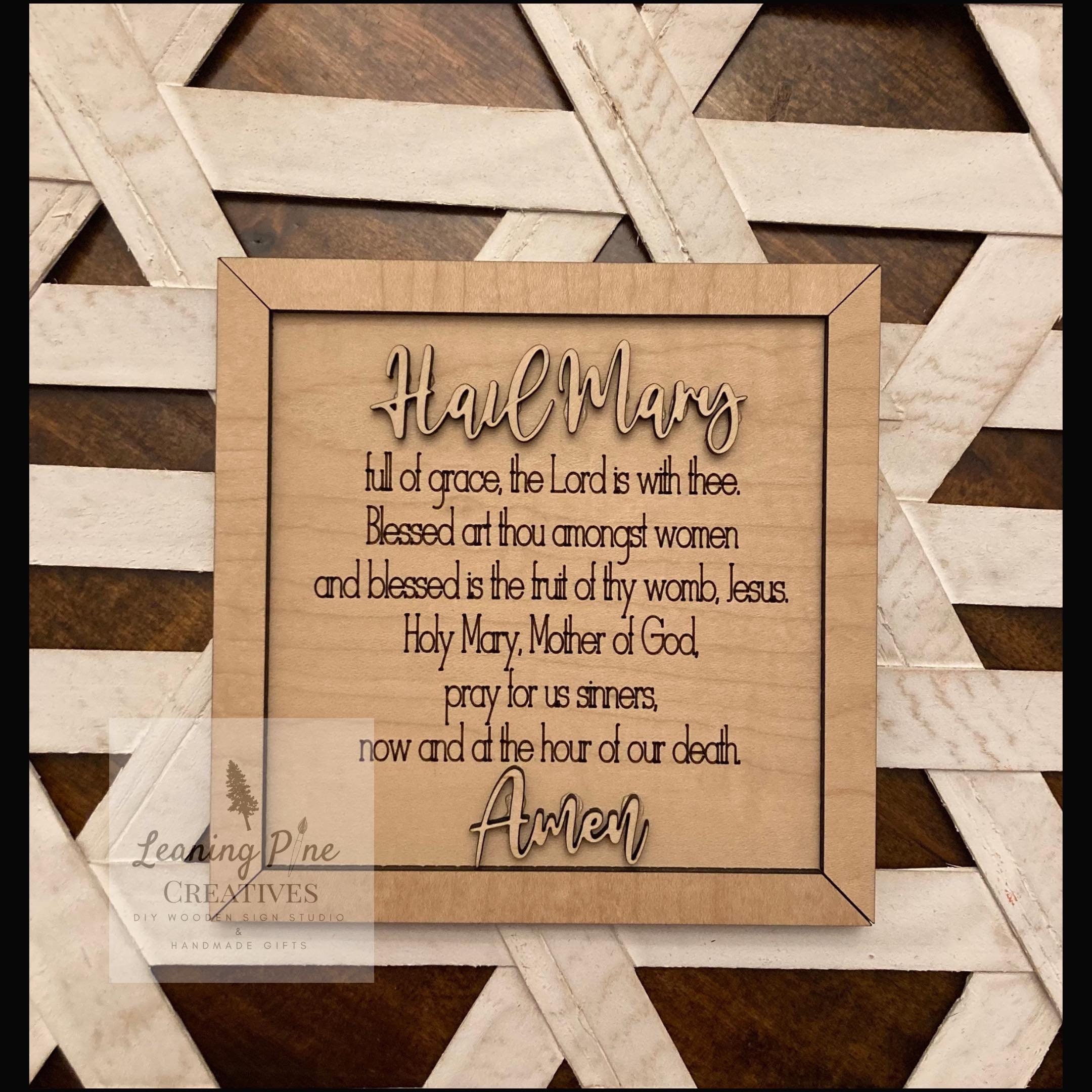 Digital SVG File, Laser Cut File Only, Bible Verse Mini Signs, Framed ...