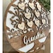 Family Tree Grandchildren Gift Mothers Day HEARTS ONLY Family Names ...