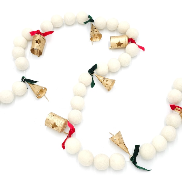 Jingle Bell Garland - Etsy