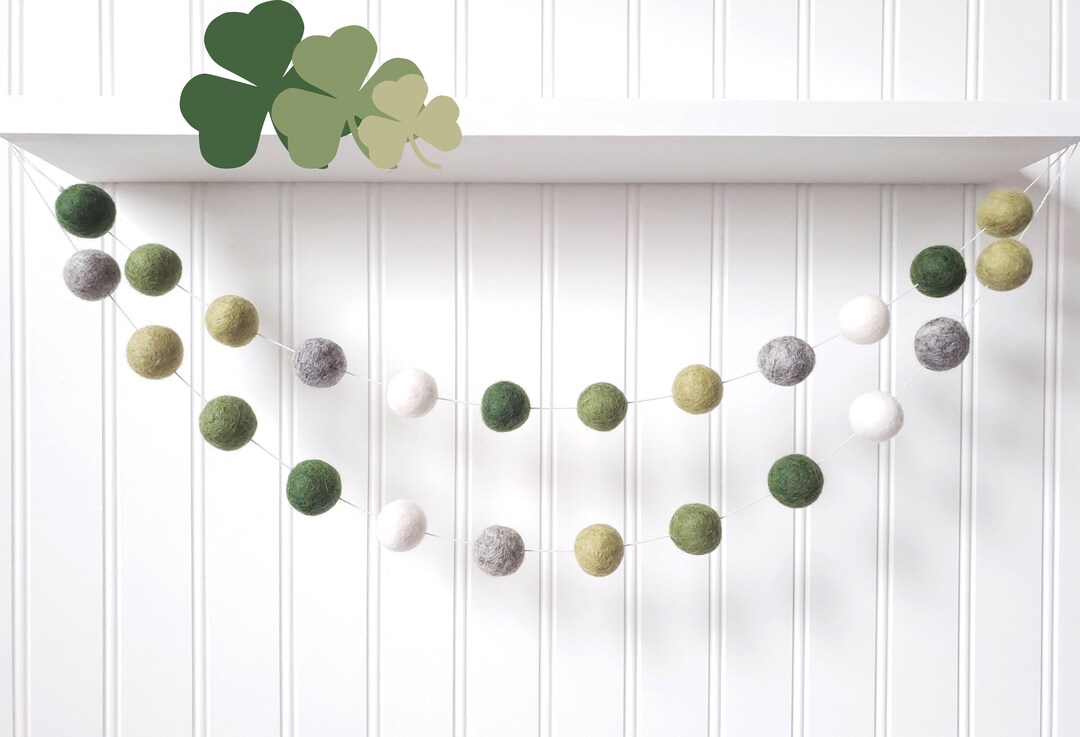 St Patrick Banners, St Patricks Garland, St Patricks Decor, St Patricks ...