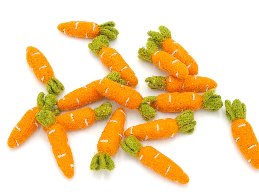 Felt Carrot, Felted Carrots, Easter Carrots, Easter Decor, DIY Crafts ...