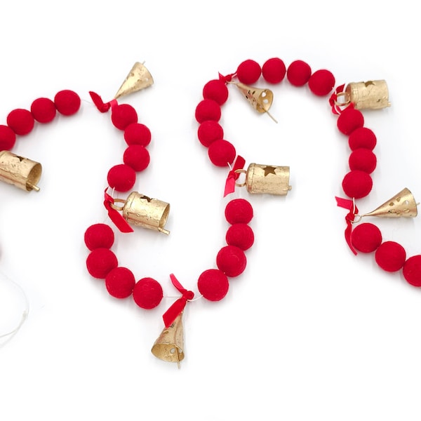 Jingle Bell Garland - Etsy