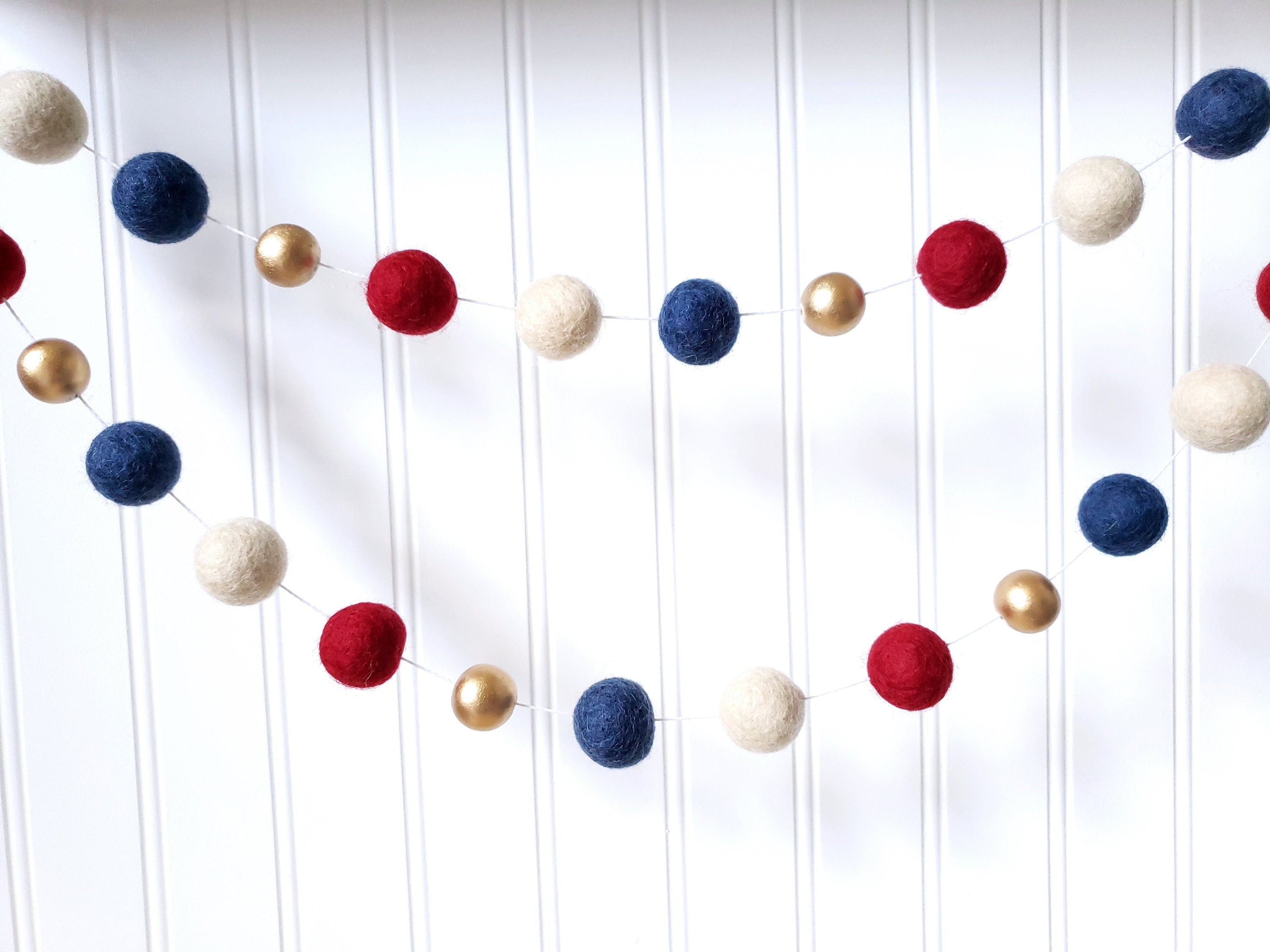 Rustic July 4th Garland 4th of July Decor Fourth of July - Etsy