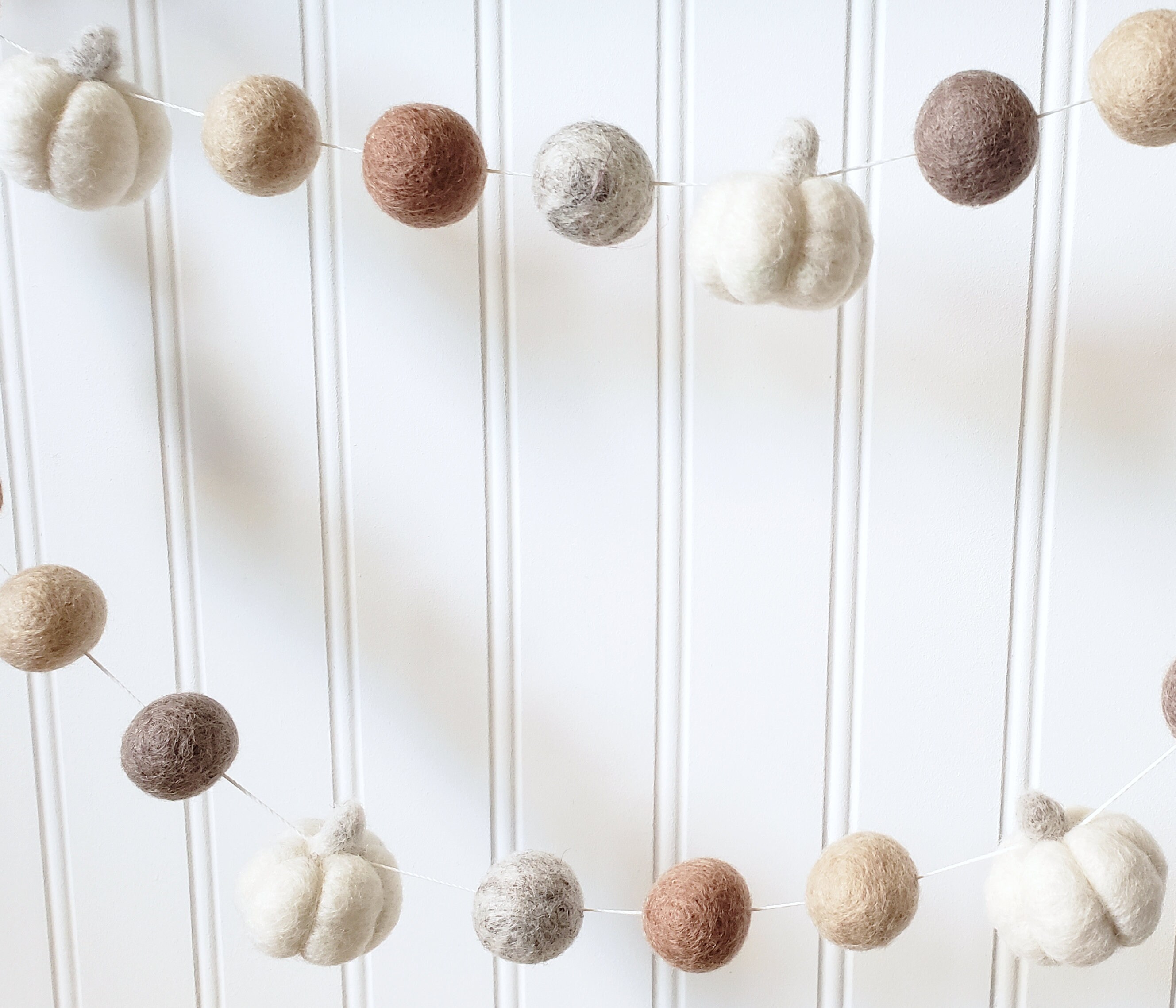 Pumpkin Garland Farmhouse Decor Rustic Fall Decor Fall | Etsy