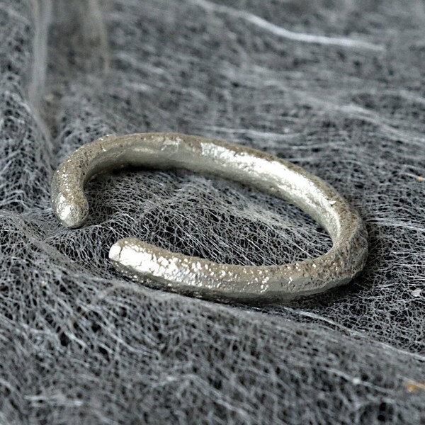 Cast Silver Ring - Etsy