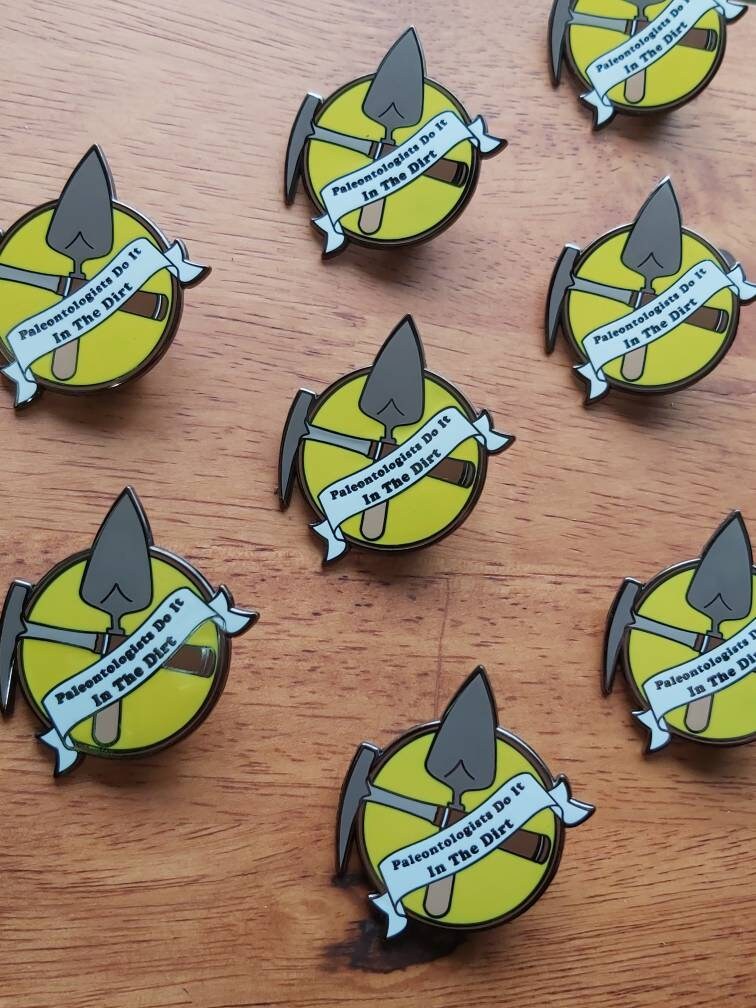 Paleontologist Enamel Pin - Etsy