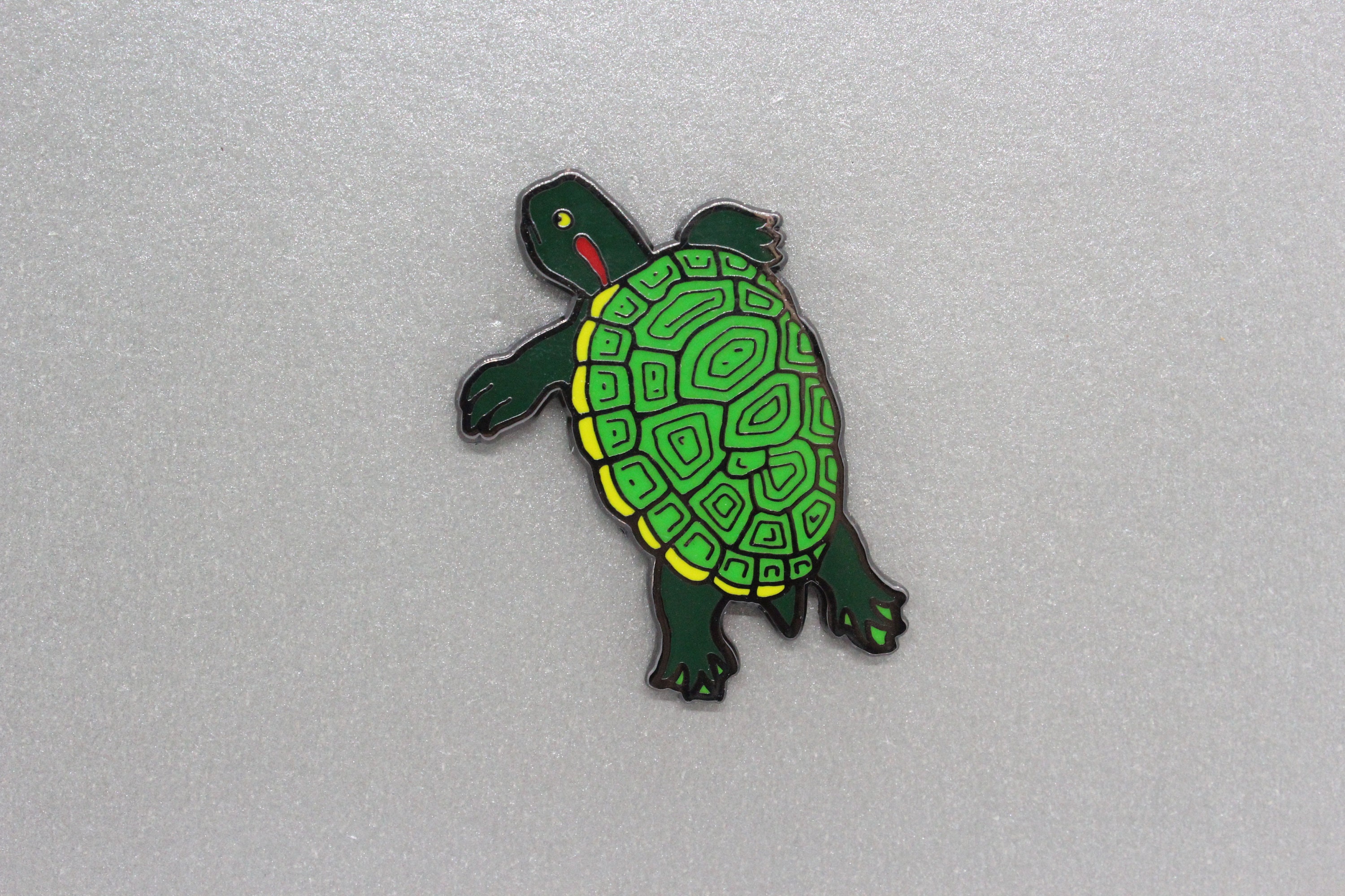 Red-eared Slider Enamel Pin - Etsy