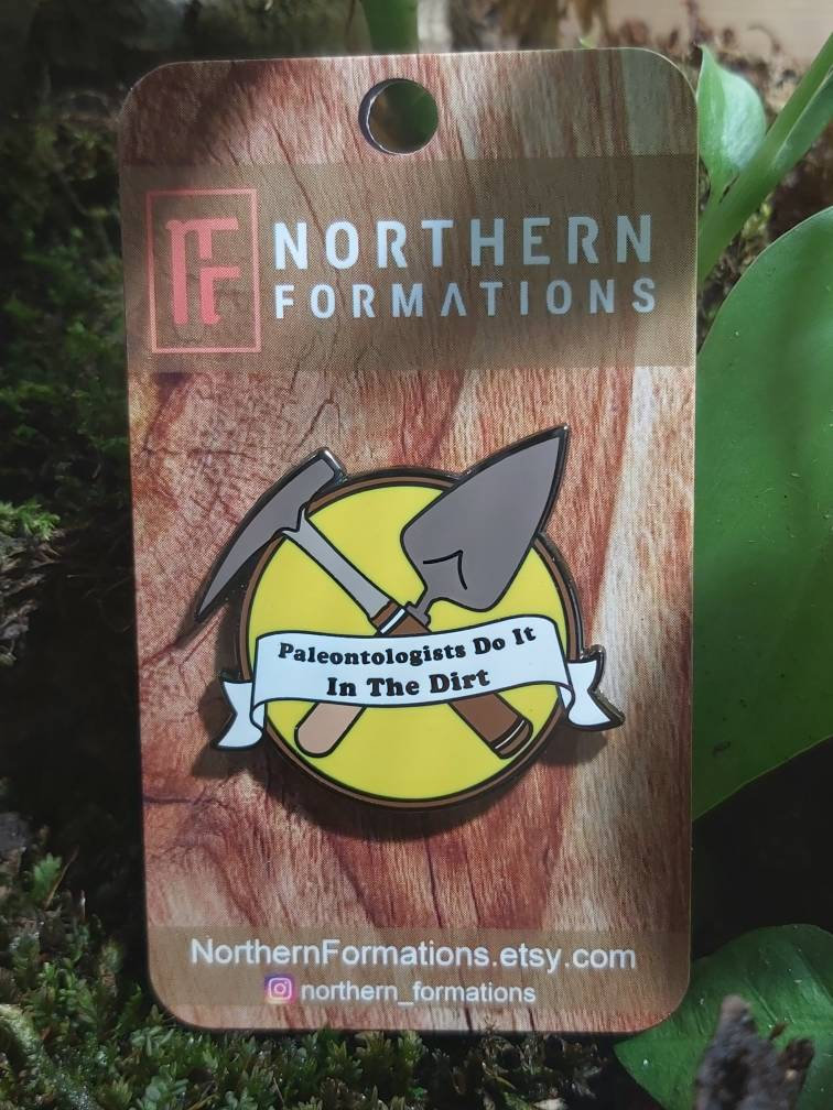 Paleontologist Enamel Pin - Etsy
