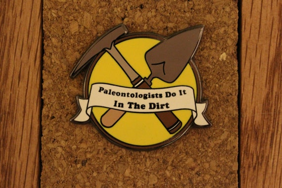 Paleontologist Enamel Pin | Etsy