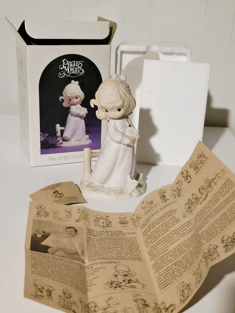 Precious Moments Figurine for Spring Collectible Makes a Great Vintage ...