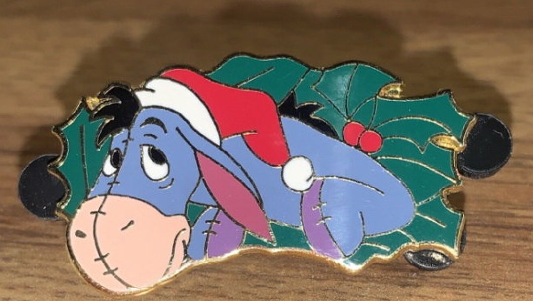 Vintage Eeyore 12 Months of Magic Christmas Wreath Diney Pin - Etsy