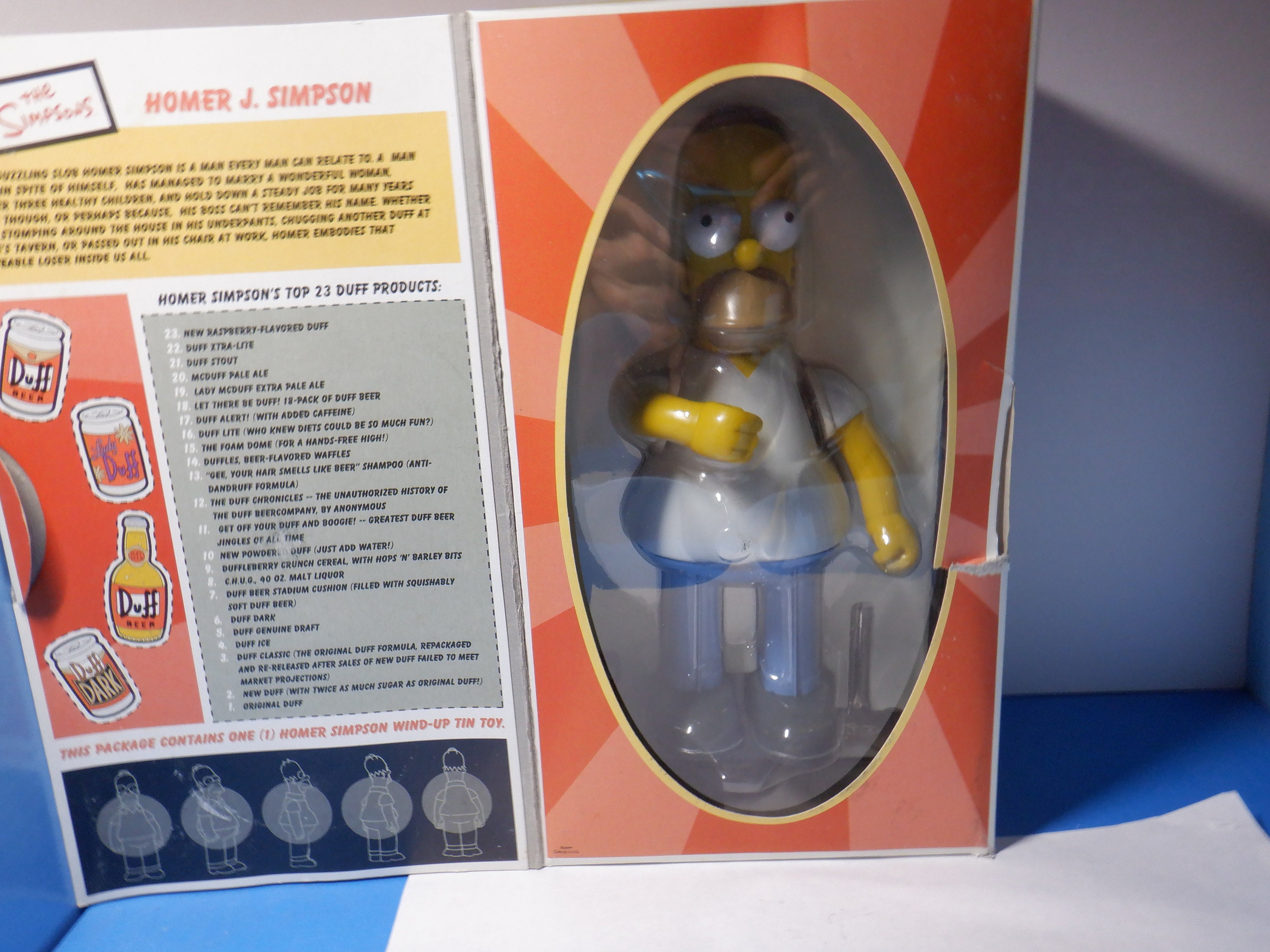 Vintage Homer Simpson Tin Wind up Toy - Etsy