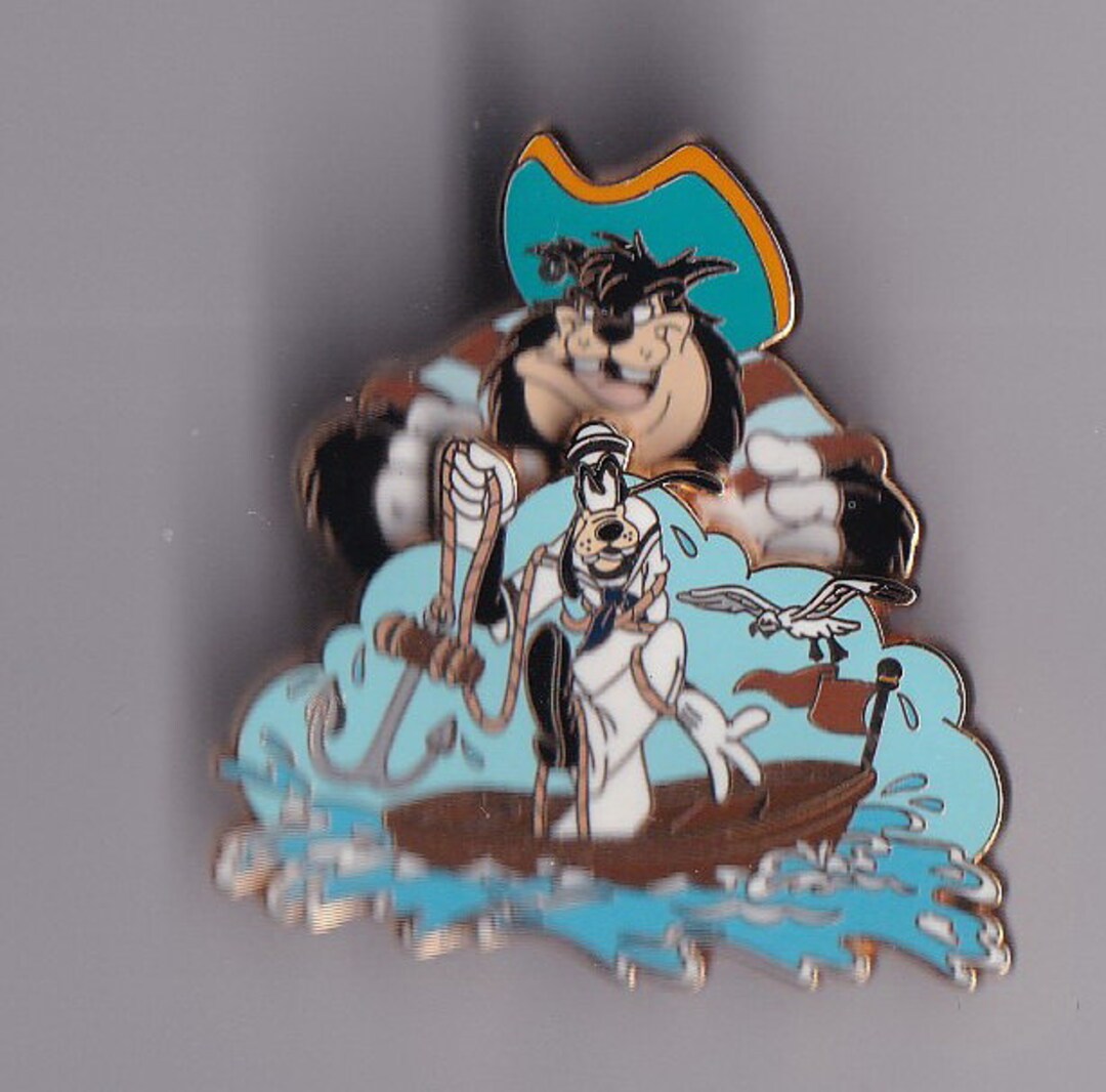 Vintage Goofy Rescue Captain Mickey Pin Event - Etsy