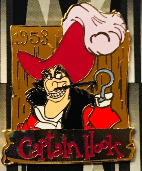 Vintage Captain Hook Pin | Etsy