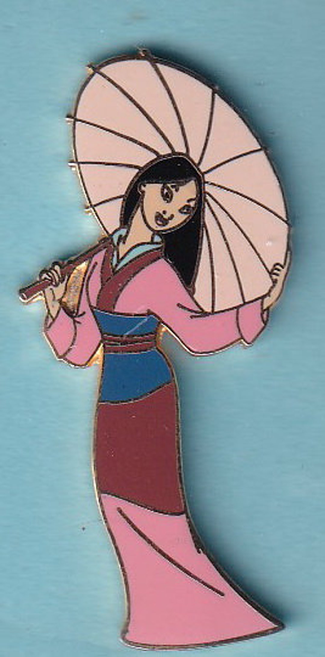 Vintage Mulan With Umbrella Disney Pin Released in 2001 - Etsy