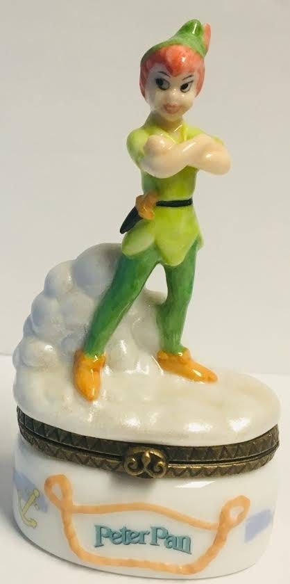 Peter Pan Porcelain Hinged Box - Etsy