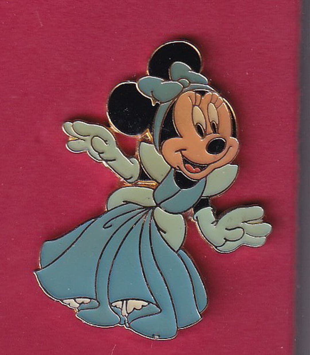 Vintage Princess Minnie Mouse in Cinderella Blue Gown Disney Pin - Etsy