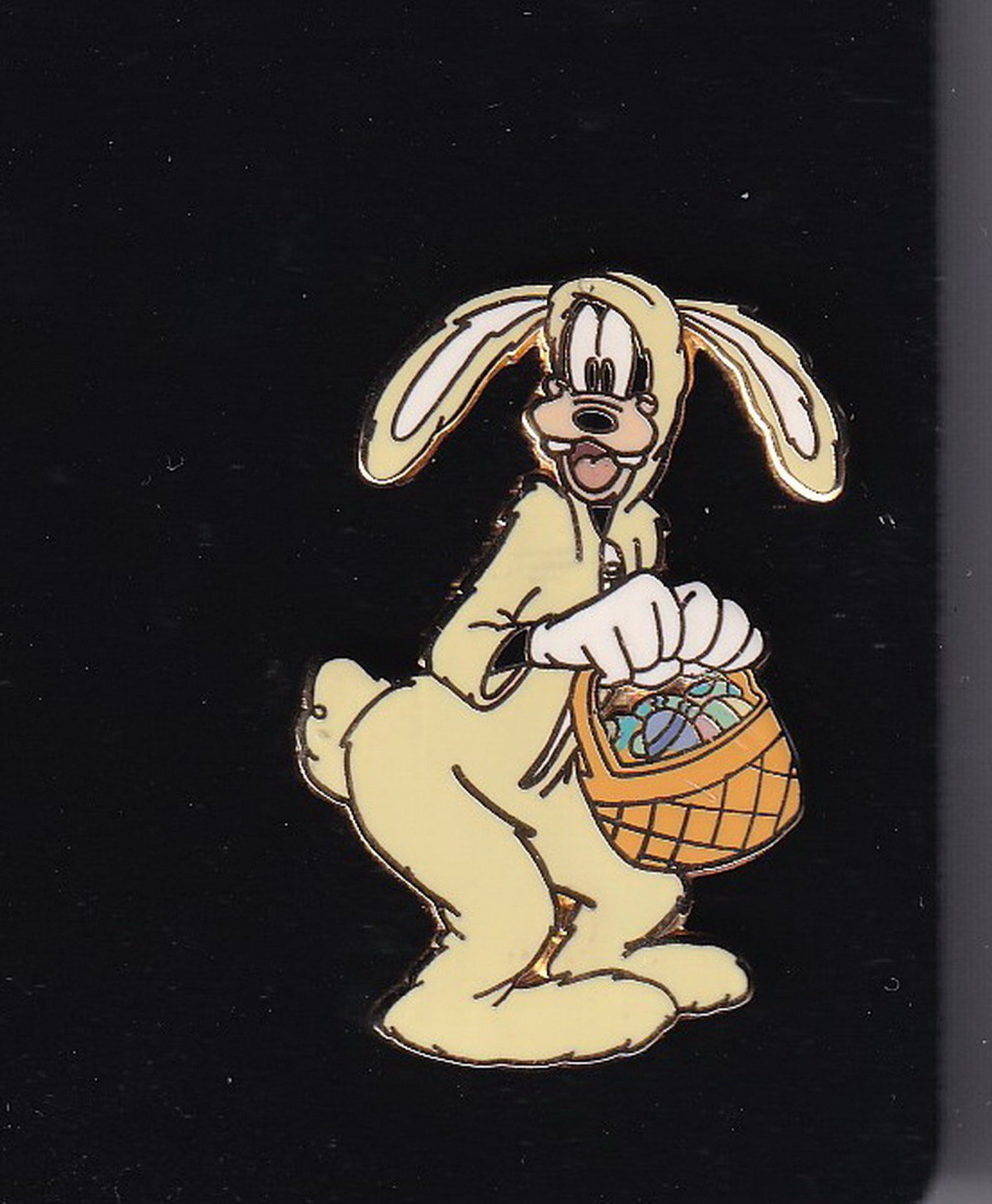 Vintage Goofy I Easter Bunny Authentic Disneyland Pin | Etsy