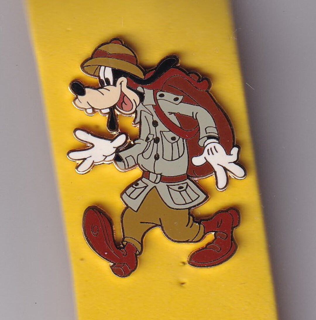 Vintage Goofy on Safari 48th Anniversary Pin Disneyland Pin - Etsy